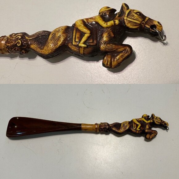 Unbranded | Other | Vintage Horse Race Jockey Shoe Horn Made In Japan ...